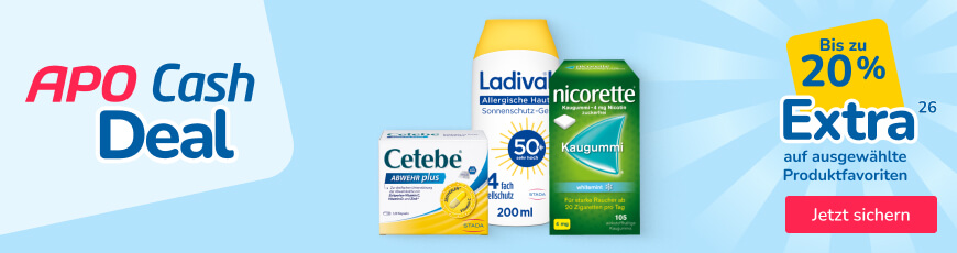 APO-CASH: so ist Ihr Einkauf bares Geld wert | APONEO